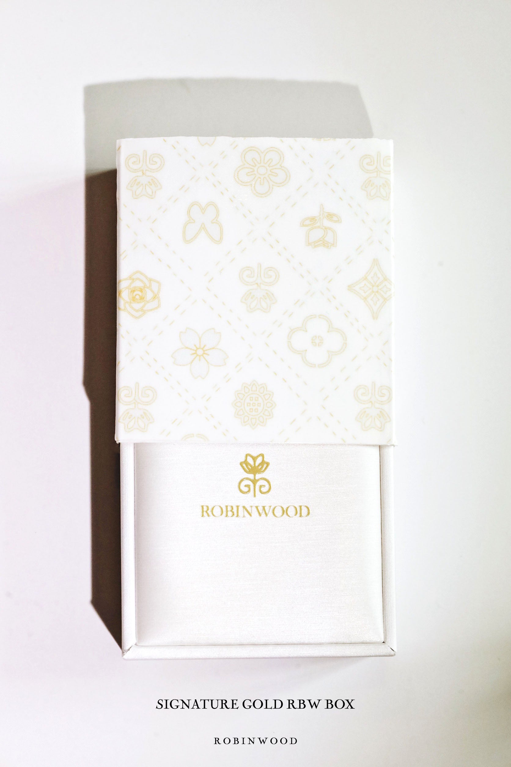 SIgnature Box, RBW Gold Monogram Jewelry Box – ROBINWOOD