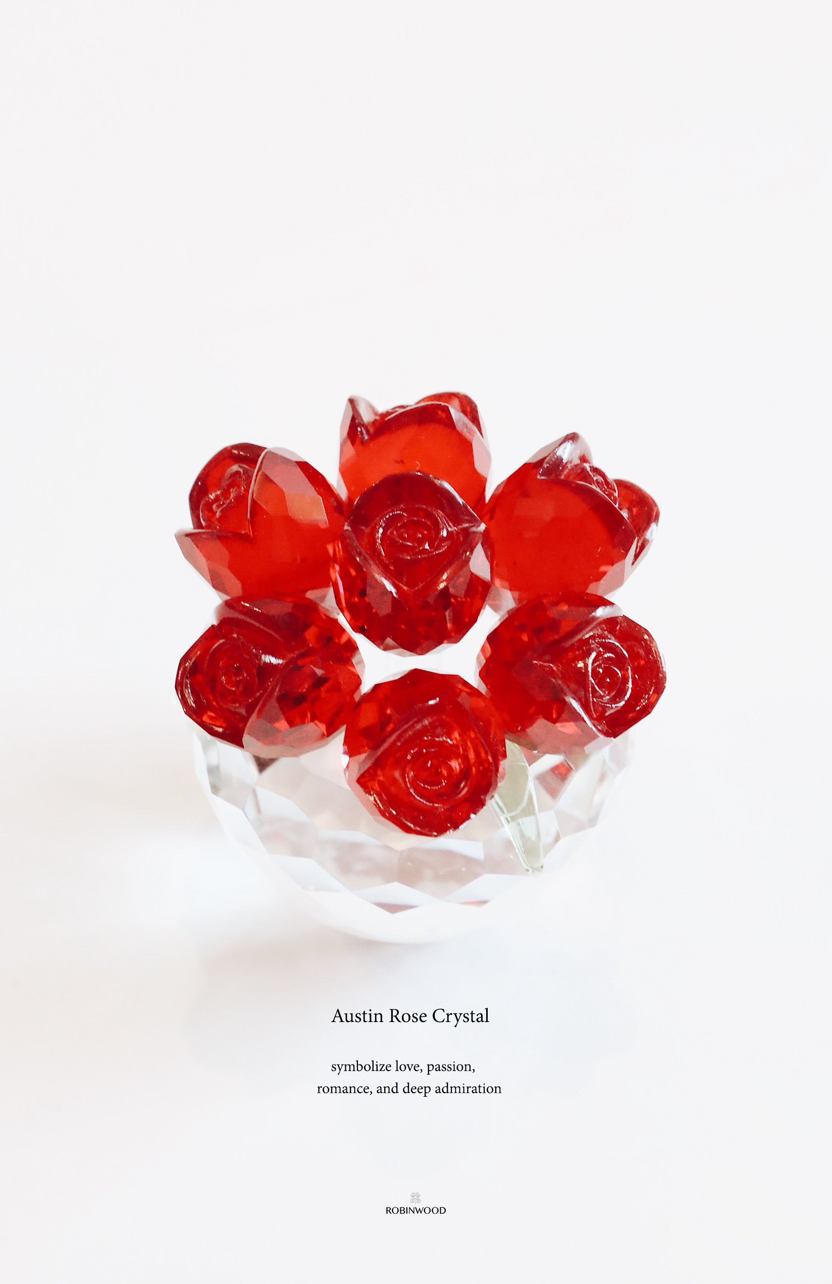 Limited Valentine : Austin Red Rose Crystal, SS26 ( เหลือเพียง 10 ชิ้น ...